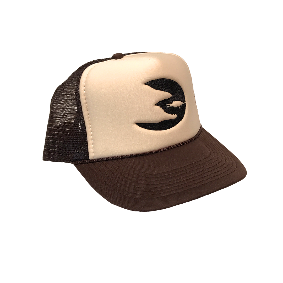 Predator Brown Foam Trucker Hat - Predator Fly Gear